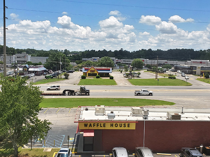 In the heart of the Wiregrass, even a simple Waffle House view reminds you that life &mdash; and your budget &mdash; both go further here.