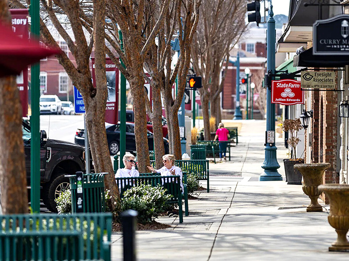 The kind of street where you can still find a barber who knows everyone's name and businesses that have served generations of locals.