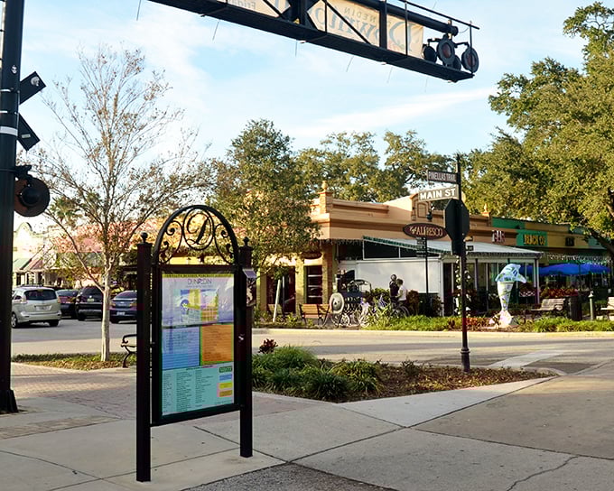 The kind of Main Street where you can find both craft beer and handmade quilts within the same block.