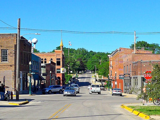 Main Street stretches out like a welcoming handshake, where every brick building has a story worth hearing over coffee.