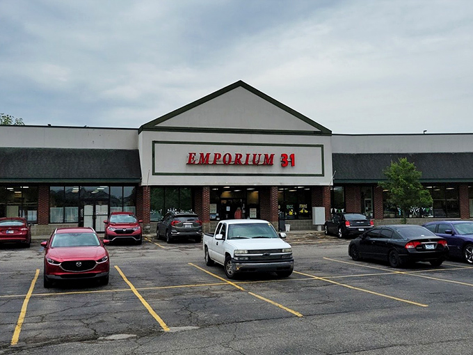 Summer at Emporium 31 means prime parking and endless possibilities. The unassuming exterior hides curated collections inside.