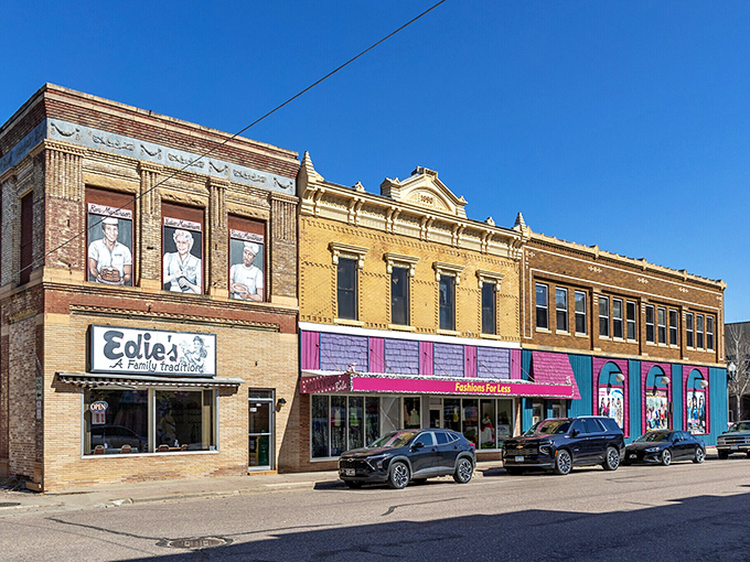 Fairmont's downtown stretches before you like a runway of opportunity. Except these storefronts won't charge you airport prices!