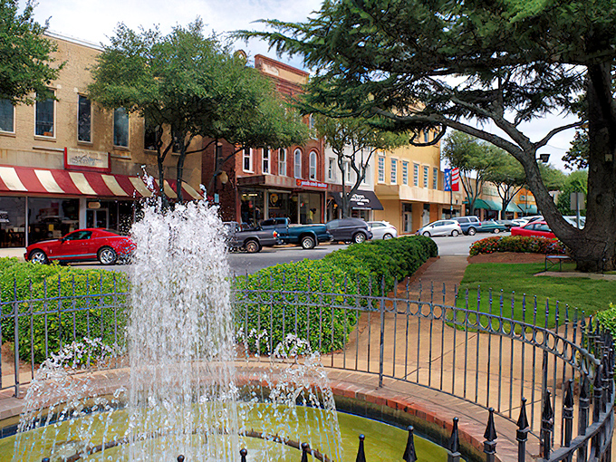 These colorful storefronts in Forest City aren't just buildings&mdash;they're the backdrop for a community that still believes in "howdy."