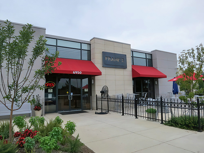 The clean lines and modern look of Frank's Pizza Napoletana hide old-world techniques inside. Don't judge a pizzeria by its contemporary cover.