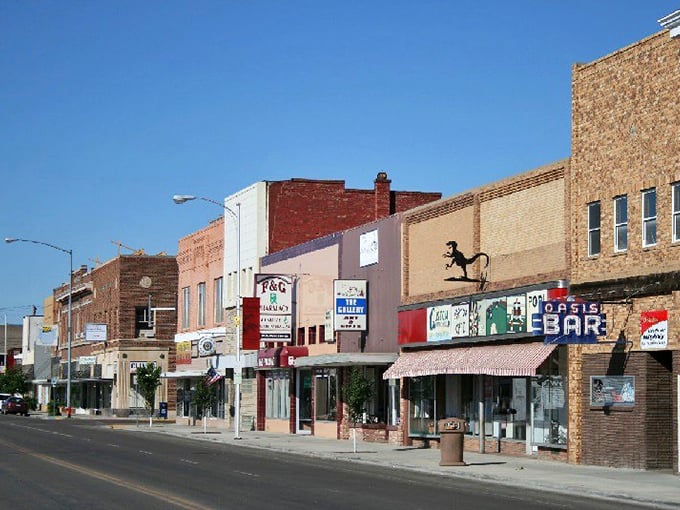 Glendive's charming main street features historic buildings with affordable storefronts, where your dollar stretches further in this budget-friendly Montana town.