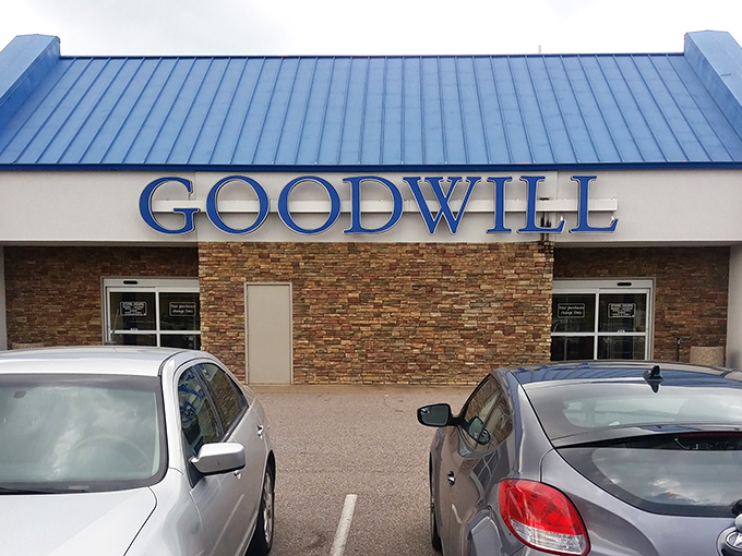 This Goodwill could fit a small village inside - bring comfortable shoes and determination.
