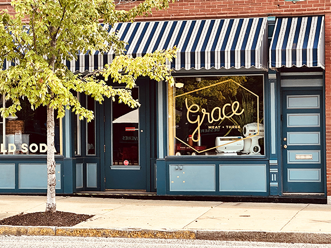 This corner location combines modern charm with old-school flavors - where contemporary meets comfort food perfectly.