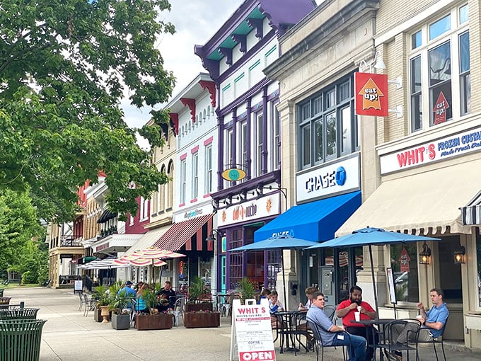 Granville’s vibrant downtown invites you to linger a little longer—where colorful facades, sidewalk cafés, and friendly faces make every visit feel like catching up with old friends.