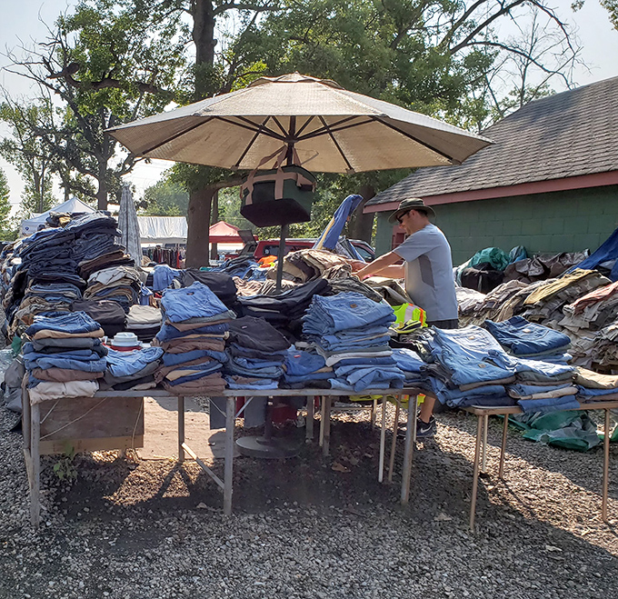 Outdoor vendor rows stretch like a well-organized treasure hunt, where every table tells a different story.