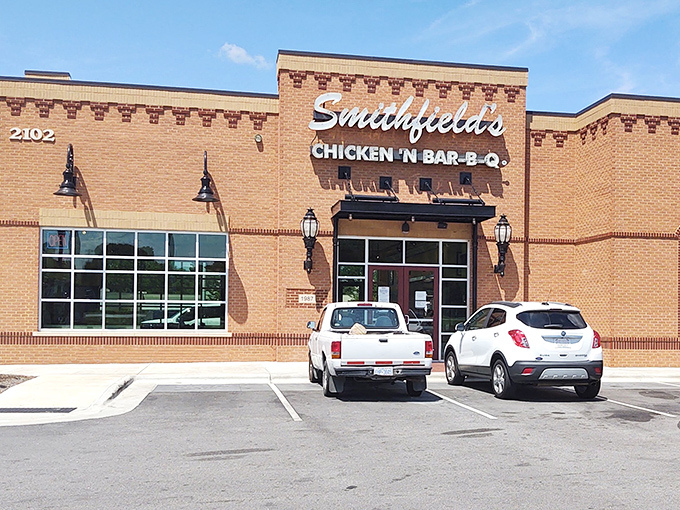 Sun's up, prices down! Smithfield's Chicken 'N Bar-B-Q at Harnett Crossing proves that great shopping days should always end with great Southern food.