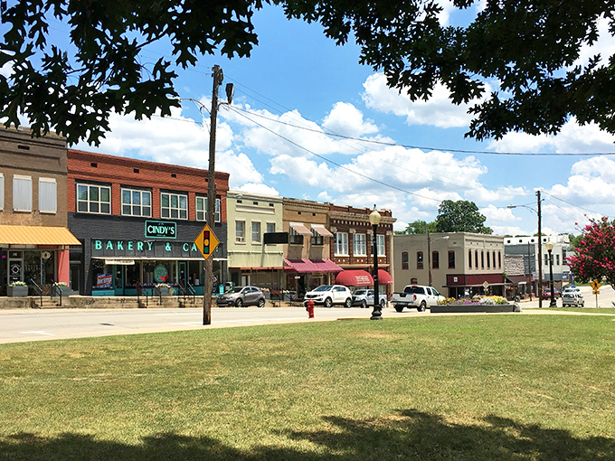 The Arkansas River curves through town like nature's own welcome mat, inviting you to stay forever. 