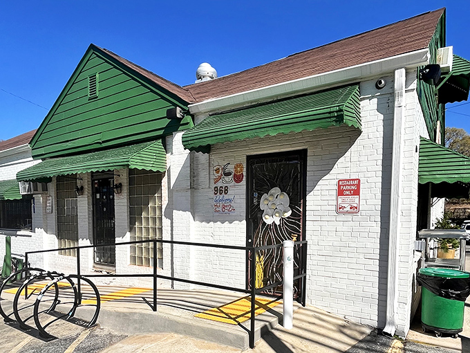 Home grown's green-and-white charm isn't trying to impress you&mdash;until the food arrives and does exactly that.