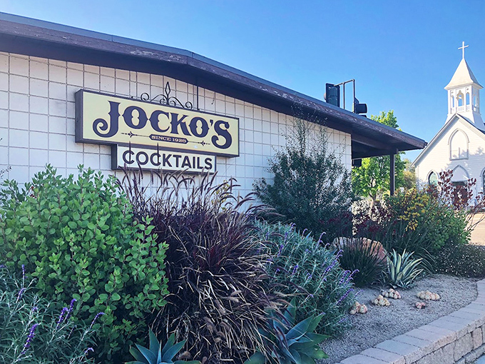 This humble entrance to Jocko's hides one of California's greatest oak-fired steak experiences. Worth every minute of the wait!