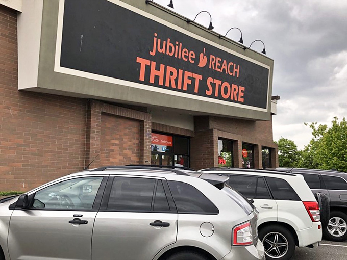 Clean lines and organized aisles make thrift shopping feel surprisingly sophisticated here.