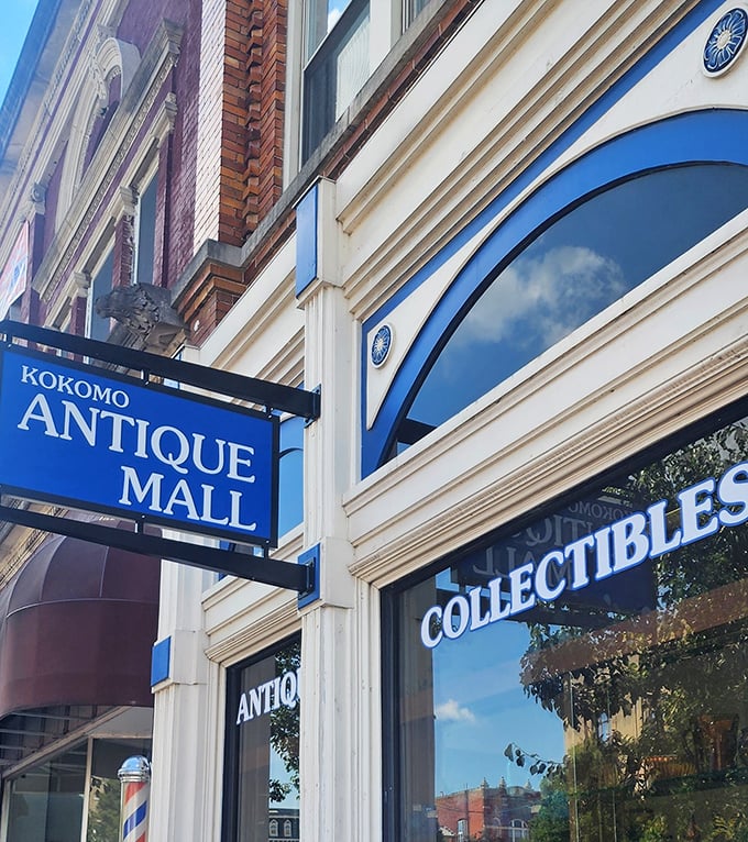 Those classic arched windows frame more vintage treasures than you could explore in a single afternoon.