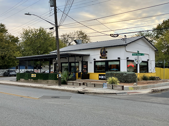 That colorful building houses some of the most talked-about brisket in all of Texas.