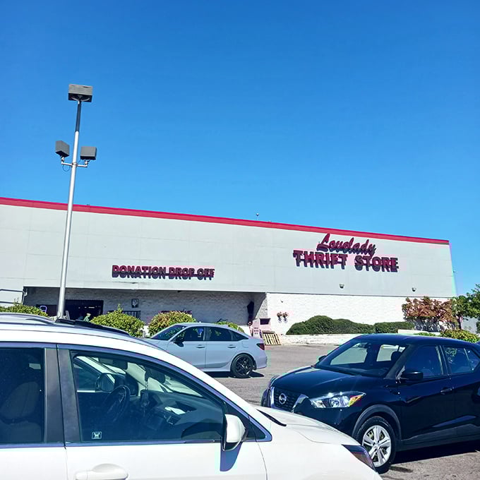 That donation drop-off stays busier than a drive-through window, feeding the endless cycle of giving and finding.