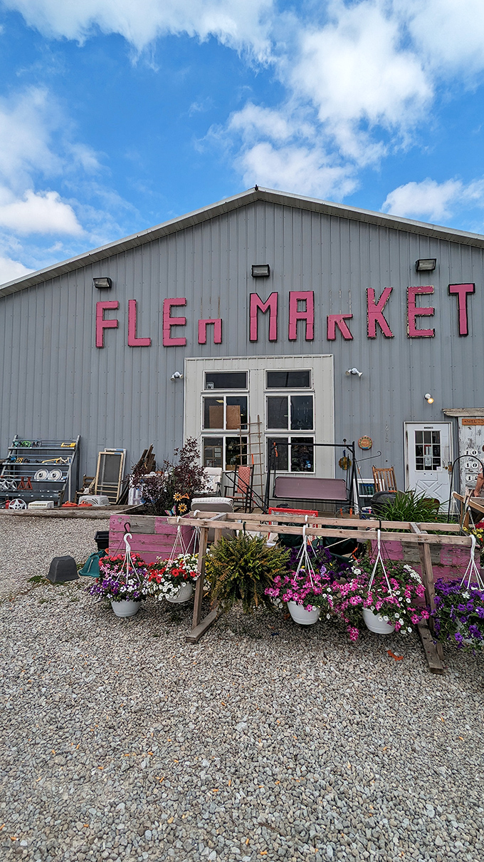 Sometimes the most charming flea markets are the ones that feel like visiting friendly neighbors.