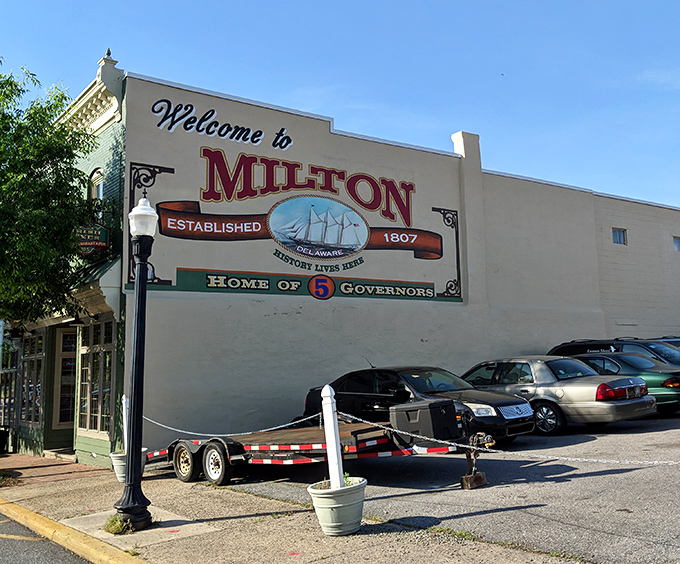 Welcome to Milton, where five governors came from and regular folks still feel like royalty.