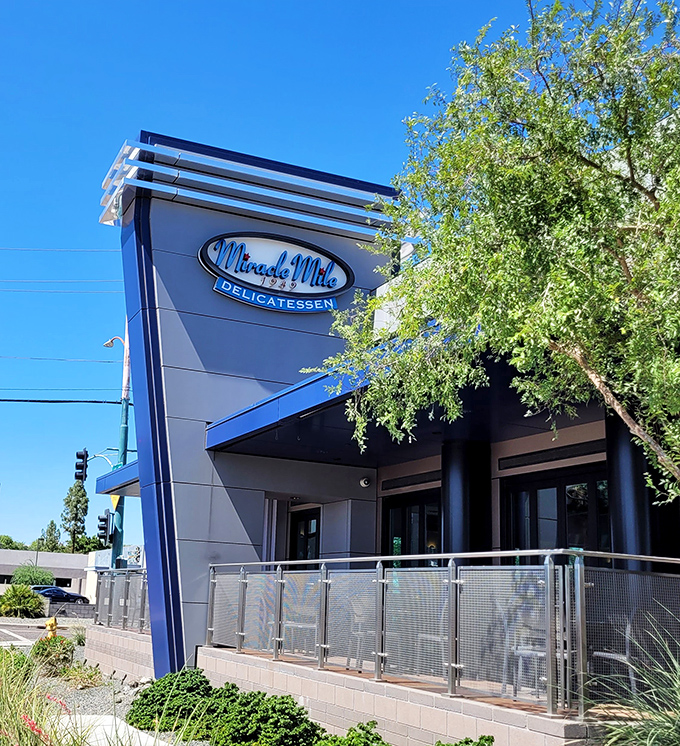 Modern architecture meets timeless deli traditions, proving that great sandwiches transcend trendy design and fleeting restaurant fashions.