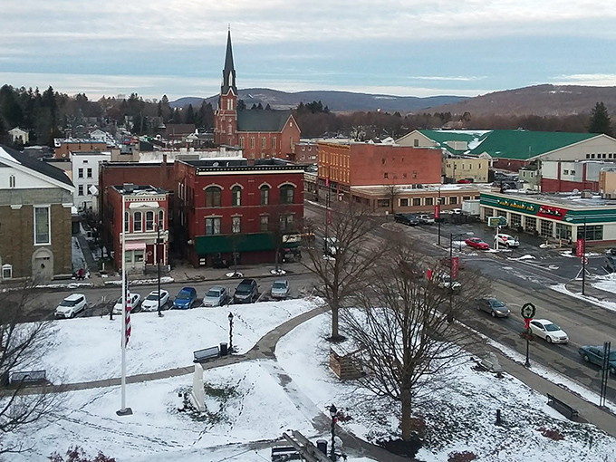 Rolling hills frame this Catskill gem where historic buildings and affordable living create the perfect retirement backdrop.