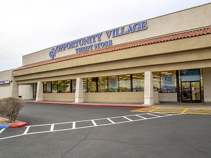 Clean lines and organized chaos await inside this community-supporting bargain haven. Thrift therapy at its finest!