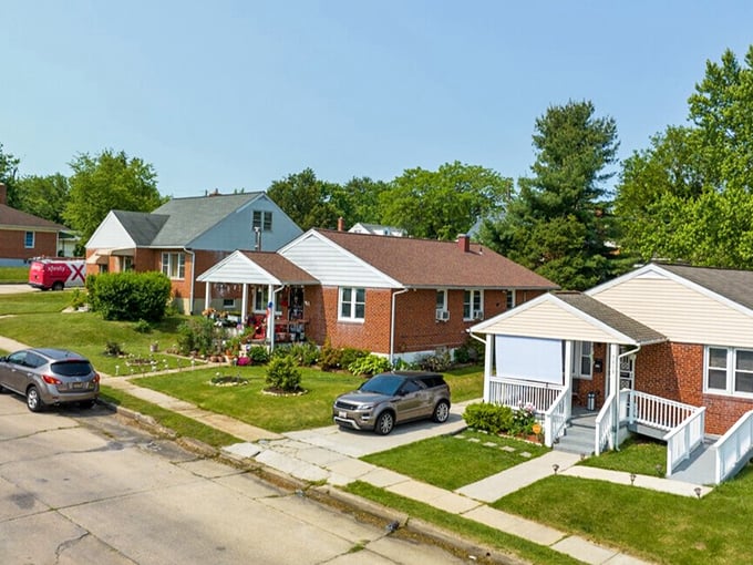 Well-maintained lawns and tidy homes create the American dream at prices that won't give you nightmares.