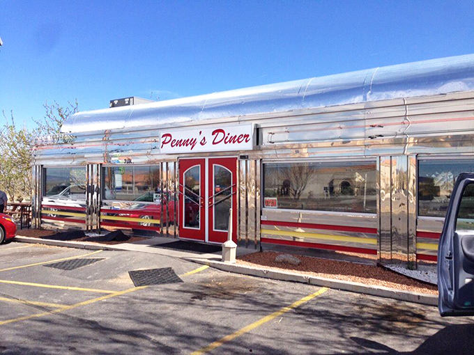 The classic diner car design never goes out of style, especially when it houses this kind of comfort food. 