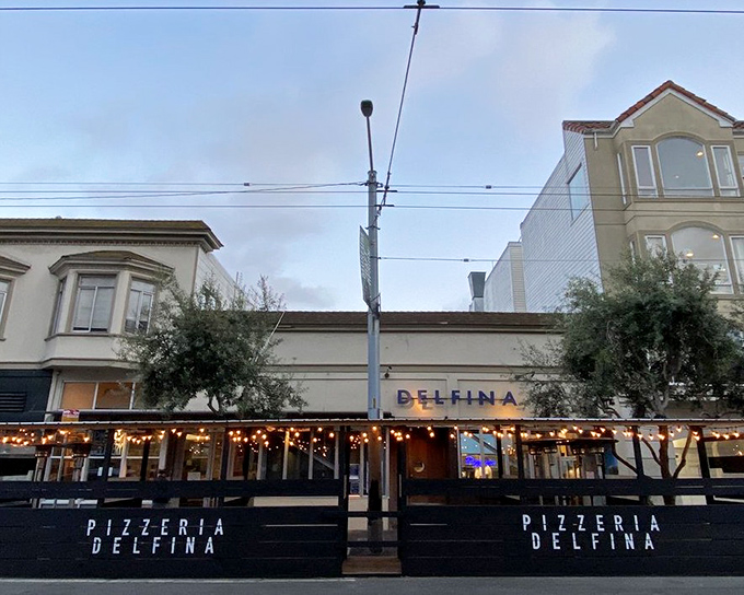 Mission District magic happens behind those modern glass doors where Neapolitan traditions meet California innovation perfectly. 