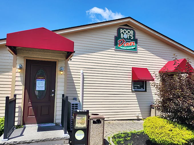 Behind that modest entrance and simple sign, Poor Boy's Diner serves up rich flavors that make the name delightfully ironic.