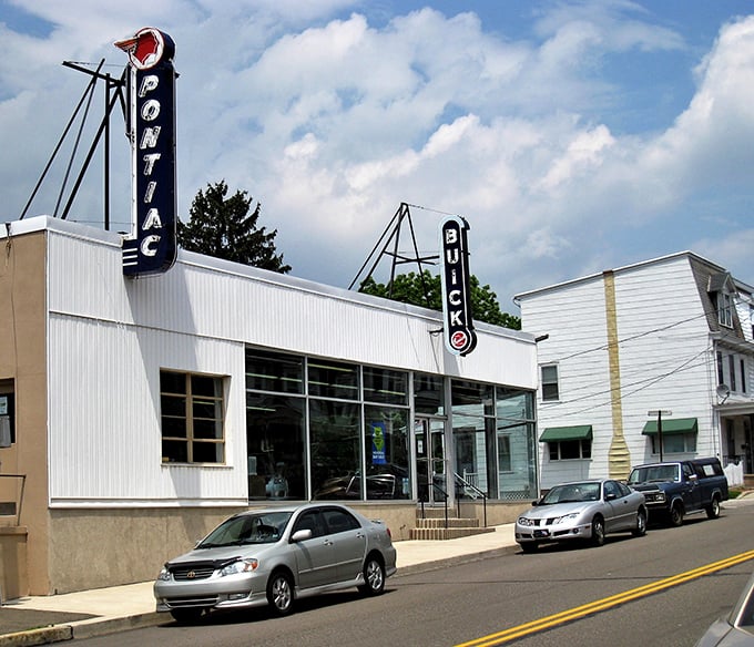 Historic buildings in downtown Pottsville stand like friendly neighbors, housing businesses where prices haven't caught up with inflation.
