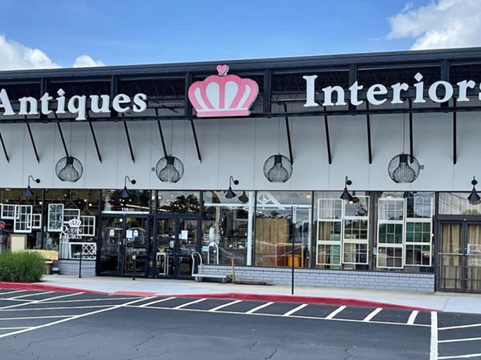 When antiques spill onto the sidewalk, you know you've found a place that takes treasure hunting seriously and joyfully.