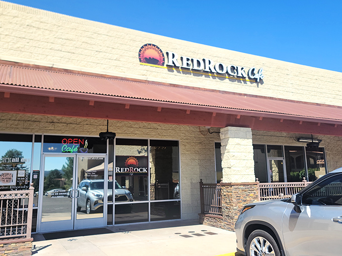 The clean lines and desert-appropriate design of Red Rock Café blend perfectly with Sedona's natural beauty – food with a view!