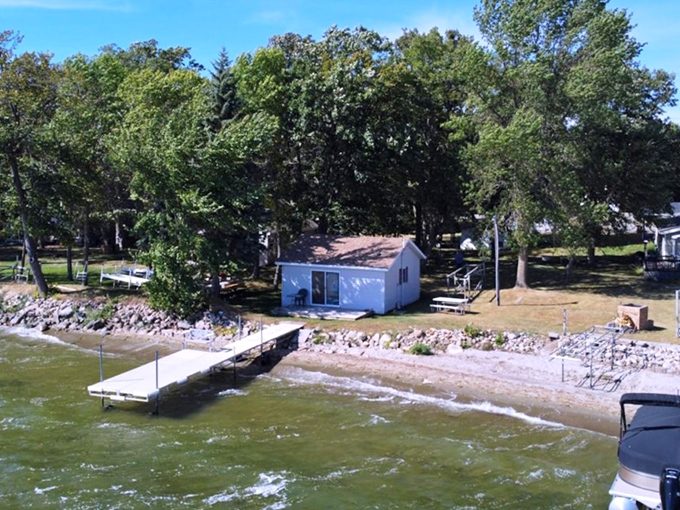 A classic Minnesota lake cabin in Richville proves waterfront living doesn't require a fortune&mdash;just the right affordable small town.