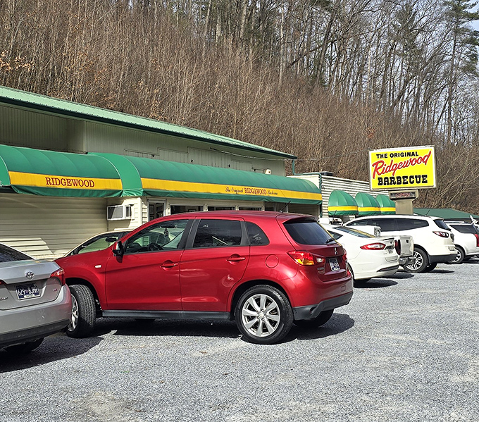 Tucked among the trees, Ridgewood's modest exterior has been fooling first-timers and delighting regulars for generations.