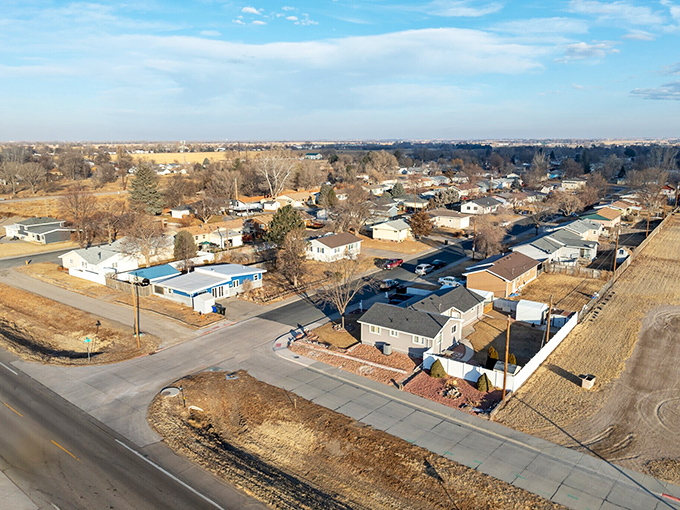 Quiet residential streets where the American dream still costs what it should.