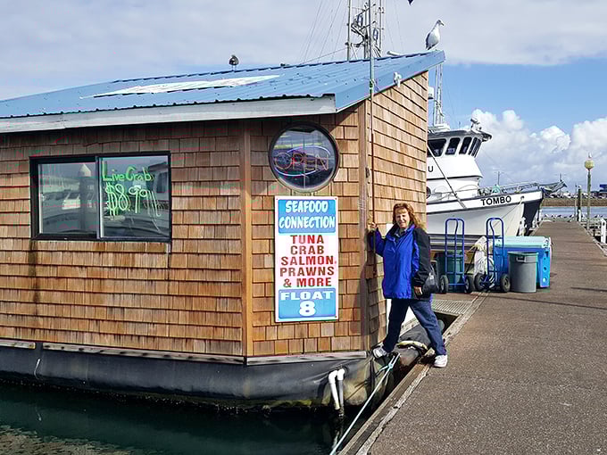 Dining on a floating restaurant means your seafood comes with a gentle sway and the freshest possible ocean breeze.