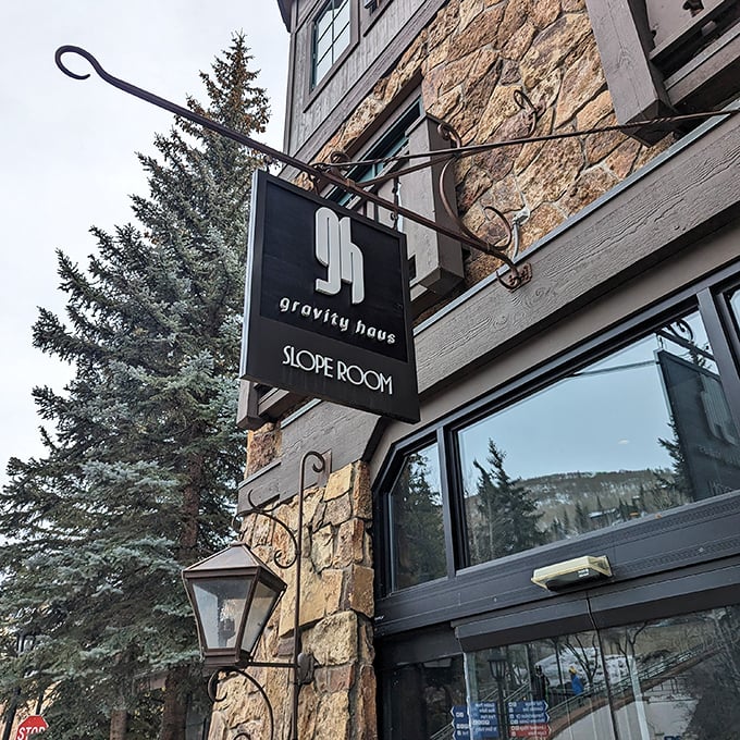 Vail dining at its finest &ndash; where the sign is understated but what happens to your palate inside is anything but.