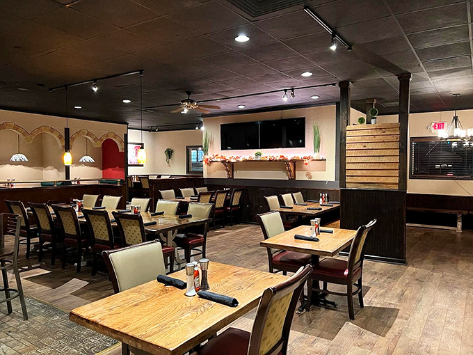 Simple tables, warm lighting, and steaks that make you question every other meal you've ever had. Southern Steakhouse keeps it real.