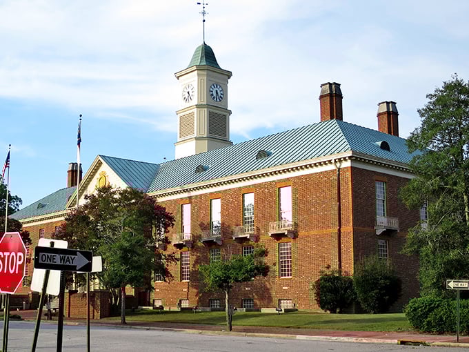 This stately courthouse with its clock tower has been keeping Tarboro's time since generations past.