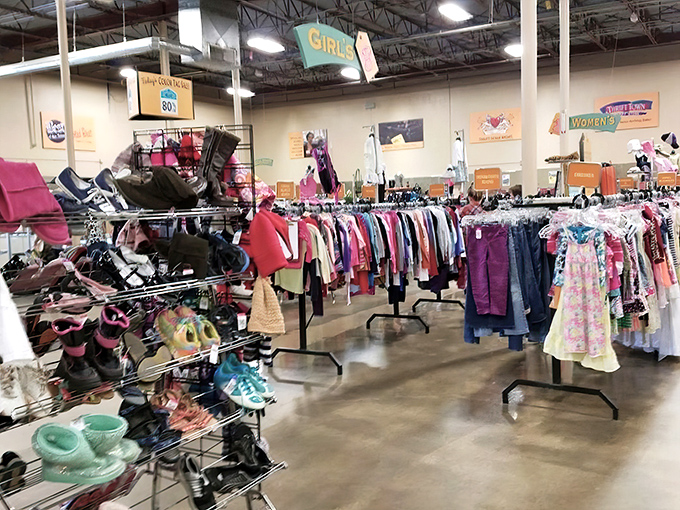 Organized sections make this feel less like hunting and more like shopping with incredible prices.