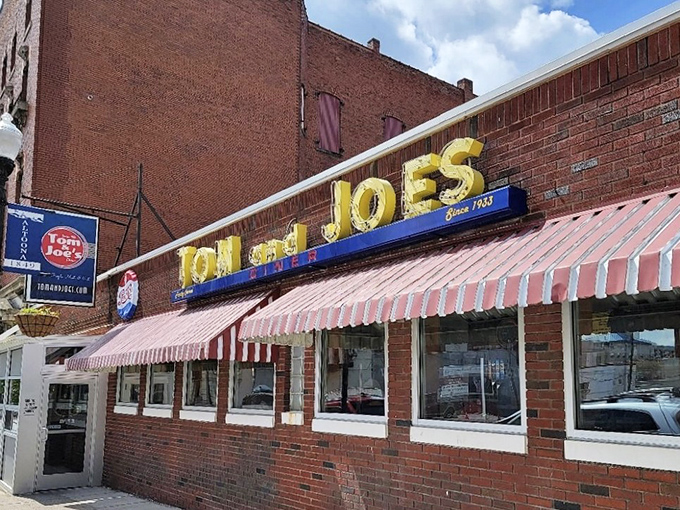 Tom & Joe's golden letters have been calling hungry folks home since downtown Altoona meant business.