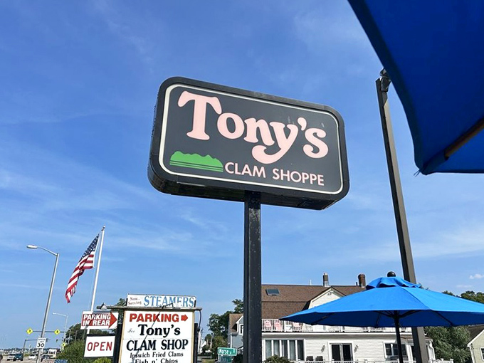 Tony's weathered exterior hides culinary treasures that have kept Quincy locals coming back for decades of deliciousness.