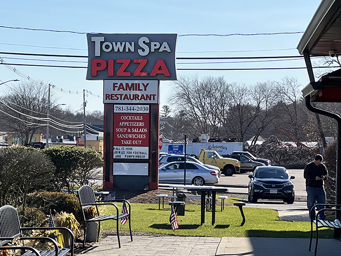 This Stoughton institution proves that the best pizza often comes from places that look refreshingly normal.