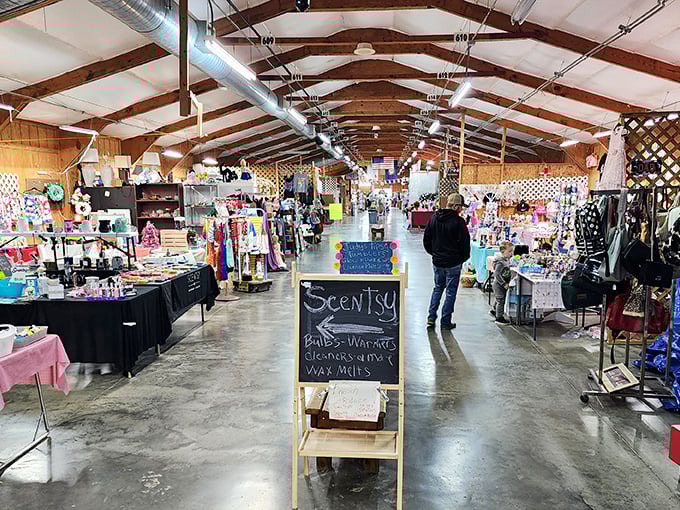 Wide aisles and bright lighting make every hidden gem shine like diamonds in the rough.