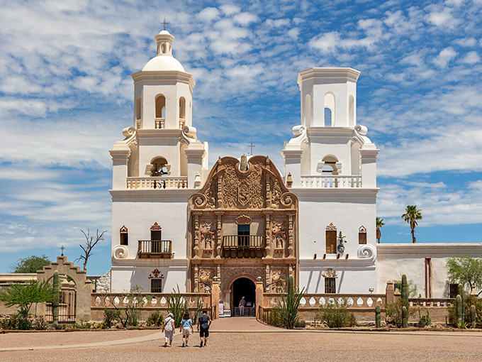Tucson&rsquo;s Mission San Xavier del Bac stands as a timeless desert landmark, where history, faith, and artistry meet beneath the Arizona sun.