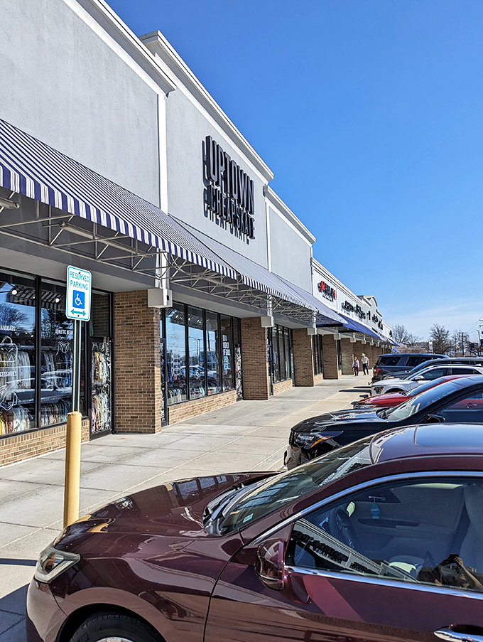 Clean lines and modern appeal signal that this Rockville spot caters to those seeking contemporary style without contemporary prices.