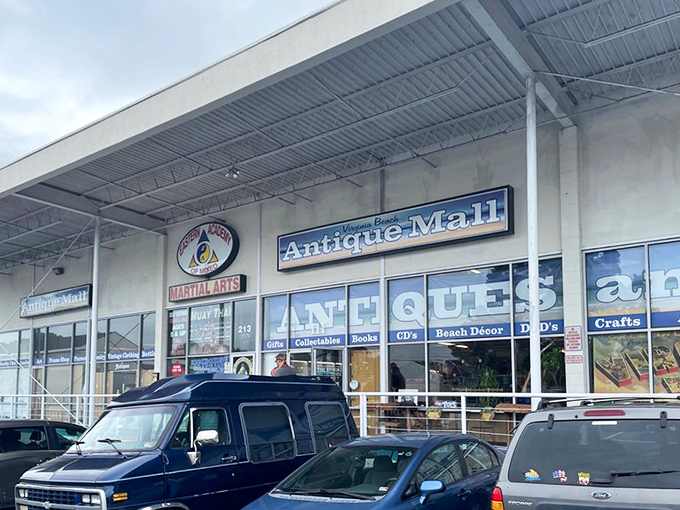 Those big windows aren't just for show - they're previewing the vintage wonderland waiting inside.