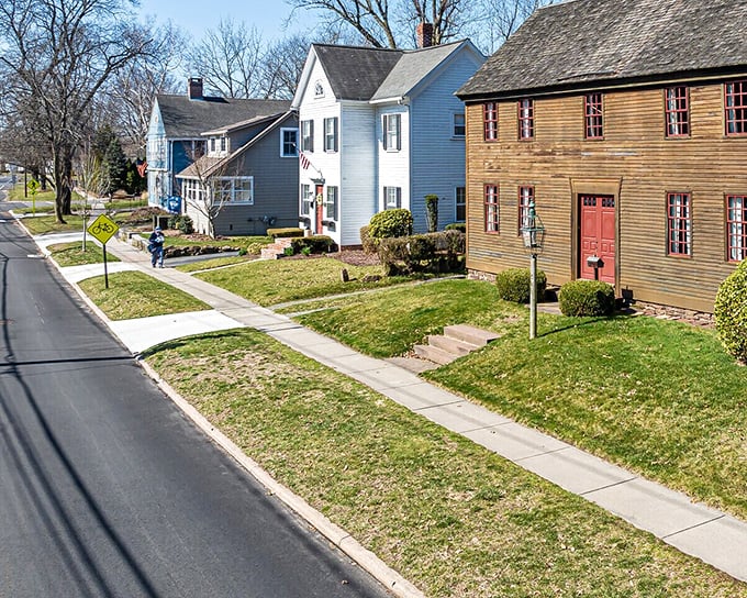 Peaceful residential neighborhoods offer spacious yards and mature trees without the premium price tags.