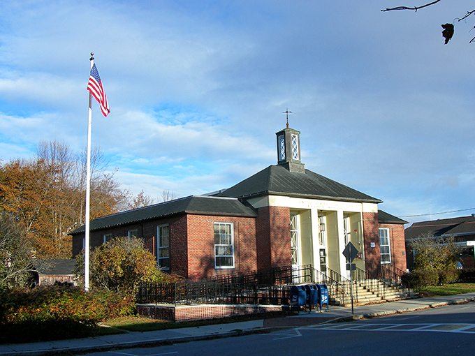 That beautiful brick church in Winchendon stands as a landmark in a town where living costs won't require divine intervention.